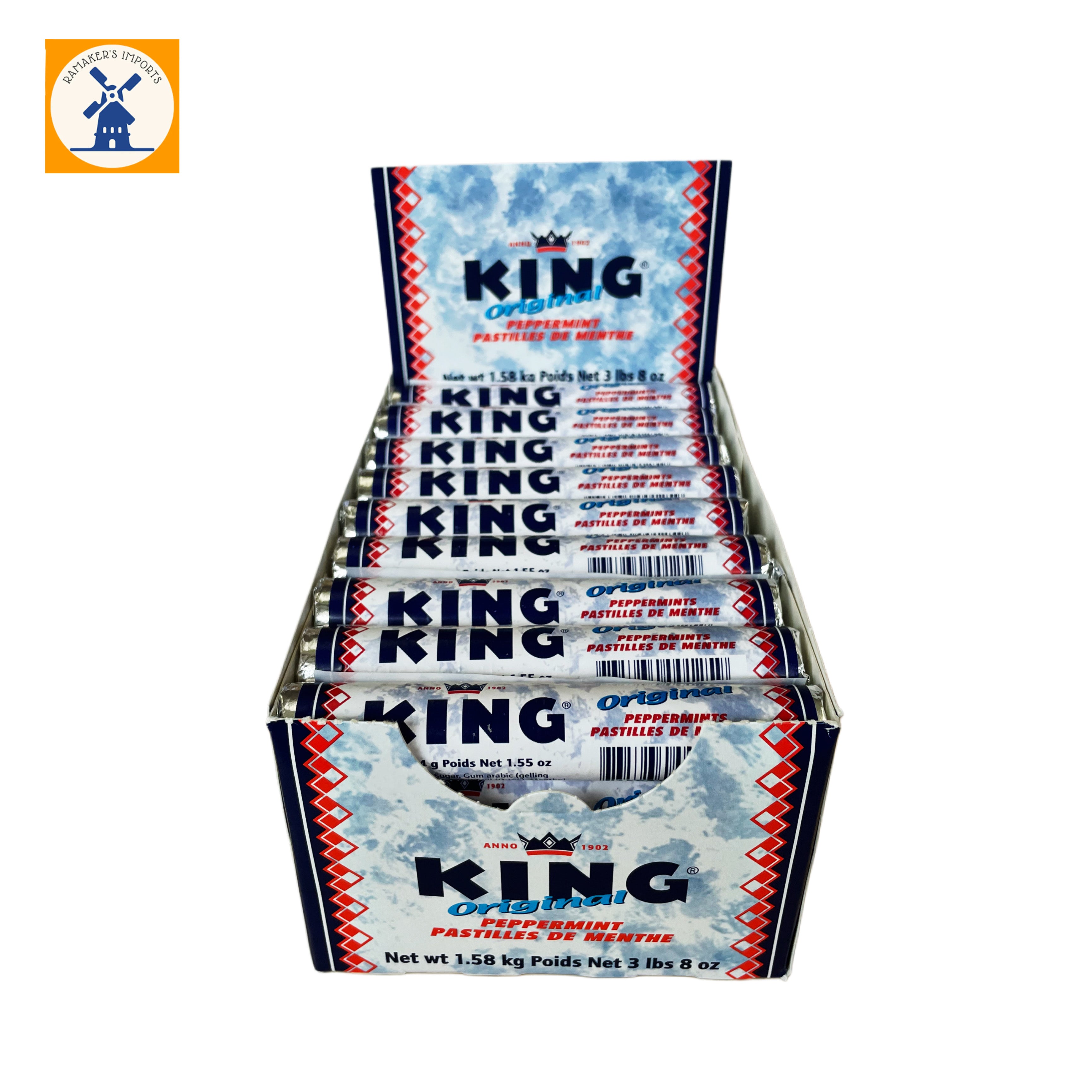 King Peppermint Box (36 rolls) – Ramaker's Imports